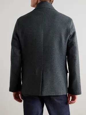 Mr P. Shell-trimmed Flannel Blazer