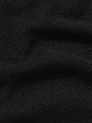 Mr P. James Cashmere Half-zip Sweater - Black