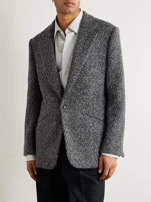 Zegna Wool And Cashmere-blend Suit Jacket