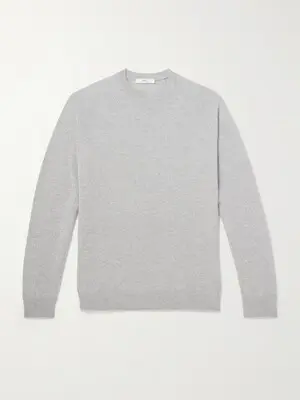 Mr P. Charlie Merino Wool And Cashmere Sweater - Gray