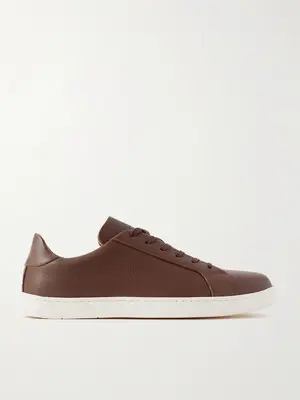 George Cleverley Jack Iii Leather Sneakers - Brown