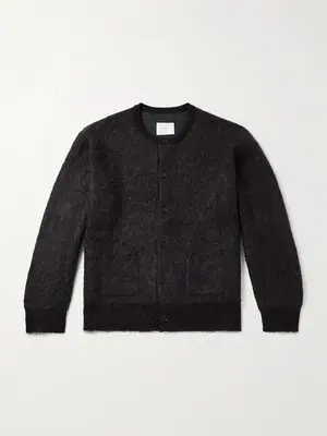 SSSTEIN Brushed-knit Cardigan