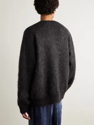 SSSTEIN Brushed-knit Cardigan
