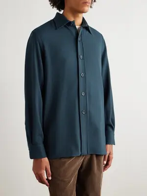 Rubinacci Blanket Wool Shirt