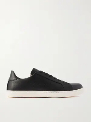George Cleverley Jack Iii Full-grain Leather Sneakers - Black