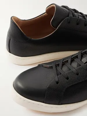 George Cleverley Jack Iii Full-grain Leather Sneakers - Black