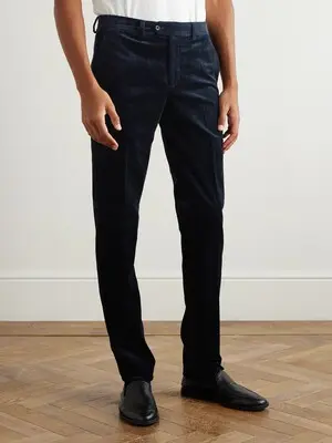 Rubinacci Straight-leg Cotton-corduroy Trousers