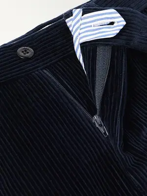 Rubinacci Straight-leg Cotton-corduroy Trousers