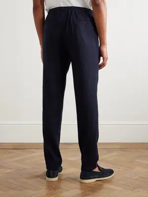 Rubinacci Straight-leg Pleated Super 130s Wool Trousers