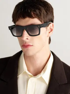 Dita Mastix Square-frame Sunglasses - Black