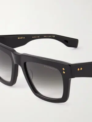 Dita Mastix Square-frame Sunglasses - Black