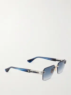 Dita Meta-evo One Square-frame Sunglasses - Blue
