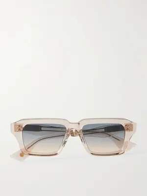 Dita Grandmaster-nine Square-frame Sunglasses - Brown