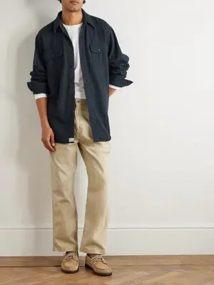 ORSLOW Organic Cotton-flannel Shirt - Blue