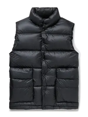C.P. COMPANY Quilted Ripstop Down Gilet Gray