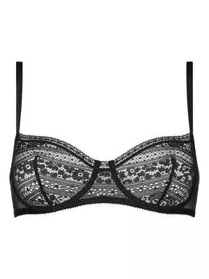 ERES Evidence Lace Demi-cup Bra - Black