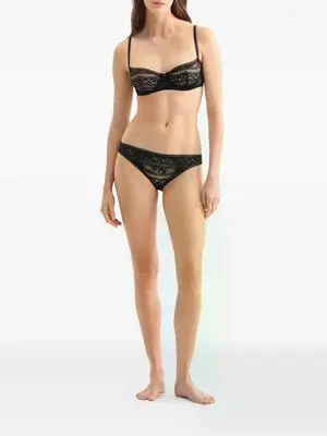 ERES Evidence Lace Demi-cup Bra - Black