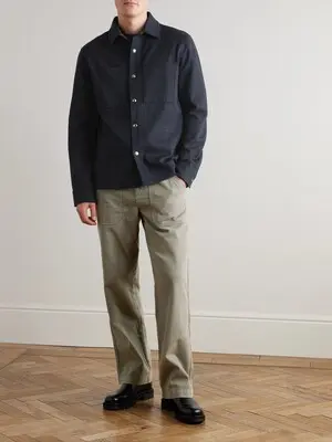 Mr P. Twill Overshirt - Blue
