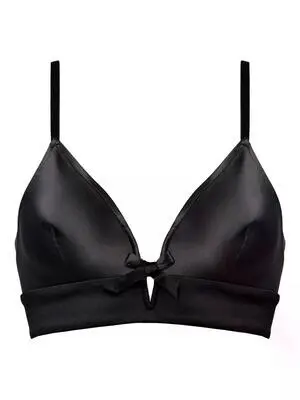 ERES Jean Bow-detail Triangle Bra - Black