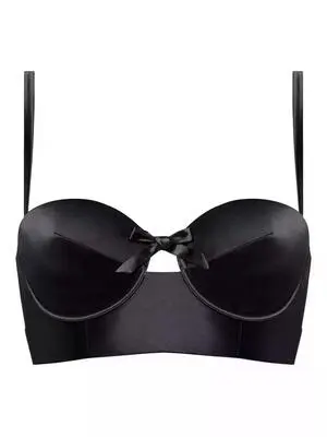 ERES Greta Bow-detail Bra - Black