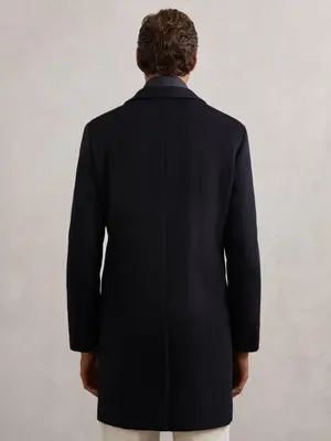 REISS Wool-blend Overcoat