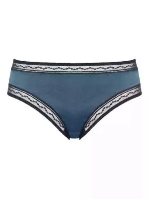 ERES Inspirée Lace-trimmed Briefs - Blue