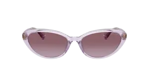 Ralph Lauren Butterfly Frame Sunglasses - Transparent Violet