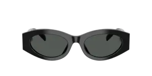 Tory Burch Sunglasses With Oval Frame - Black