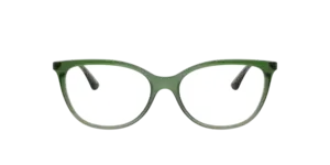VOGUE Oval Eyeglasses - Gradient Green,transparent Green