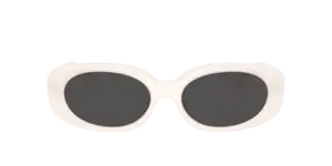 COACH Oval Frame Sunglasses - Milky Cloud