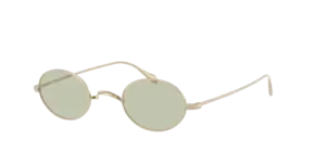 Oliver Spencer Calidor Round Frame Glasses - Gold