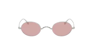 Oliver Spencer Calidor Round Frame Glasses - Silver