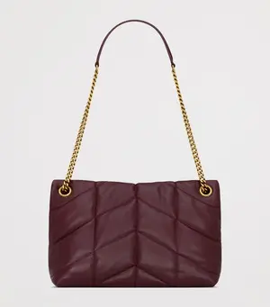 Saint Laurent Small Puffer Shoulder Bag - Red