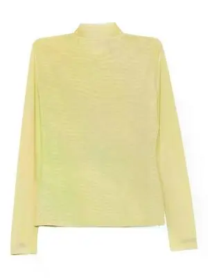 Karl Lagerfeld Mesh Long-sleeve Top