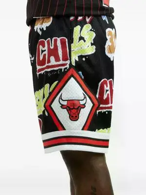 Mitchell & Ness Nba Chicago Bulls 1997 Swingman Shorts - Black