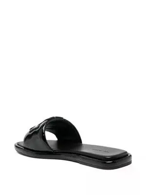 Tory Burch Square Toe Sandals - Black