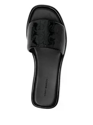 Tory Burch Square Toe Sandals - Black