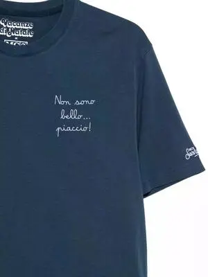 MC2 SAINT BARTH Text-print T-shirt - Blue