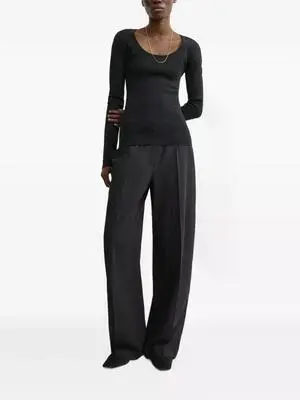 TOTEME Knitted Top - Black