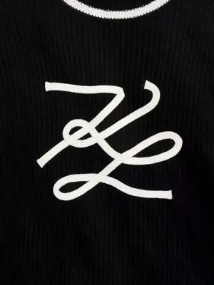 Karl Lagerfeld Autograph-braided Jumper