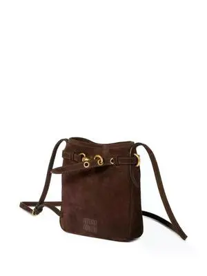Miu Miu Leather Pouch Mini Bag - Brown
