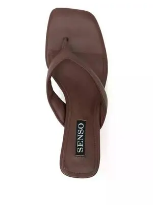Senso 60mm Square Sandals - Brown