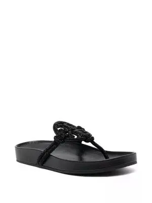 Tory Burch Embellished Thong Sandals