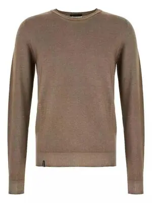 AROVESCIO Crew-neck Sweater - Brown
