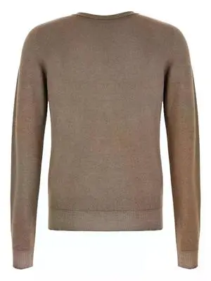 AROVESCIO Crew-neck Sweater - Brown