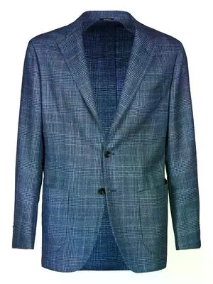 SARTORIO NAPOLI Plaid Single-breasted Jacket