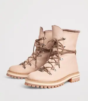 Eleventy Leather Lace-up Boots