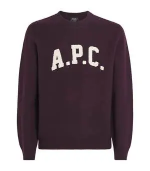 A.p.c. Wool Jay Logo Sweater