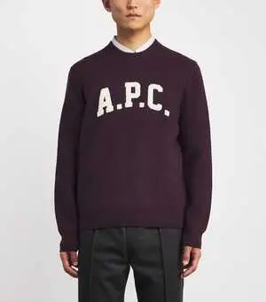 A.p.c. Wool Jay Logo Sweater