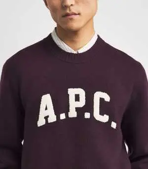 A.p.c. Wool Jay Logo Sweater